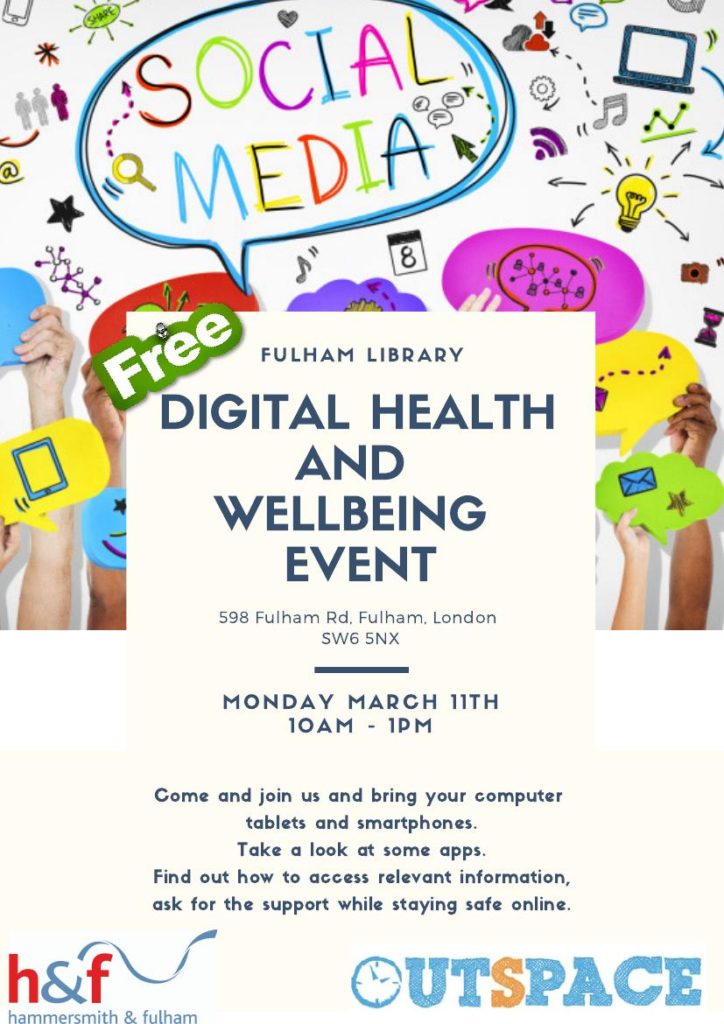 Digital Health and Wellbeing Event – Hammersmith & Fulham Volunteer Centre